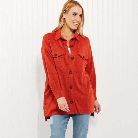 Zenana Outfitters | Jackets & Coats | Zenana Carving Pumpkins Full Size ...